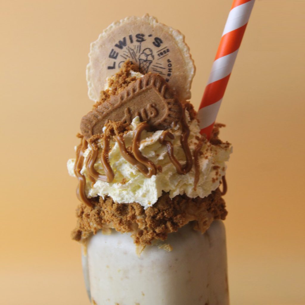 Ice Cream and Savoury Food at Lewis's Cafe of Morecambe